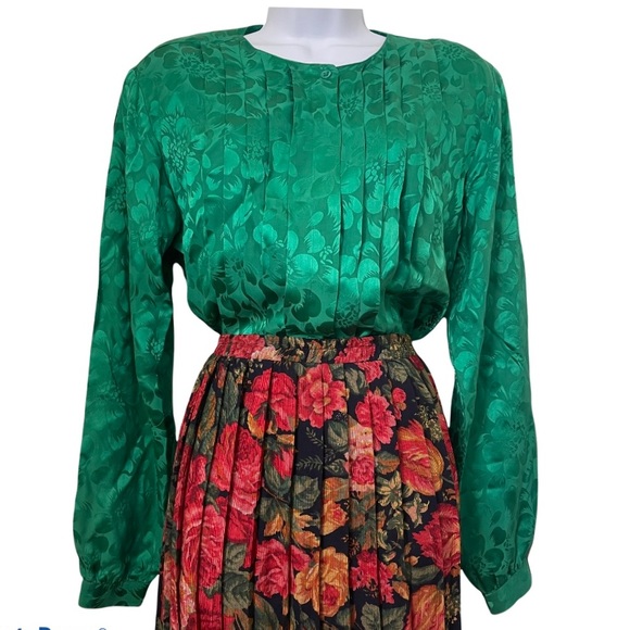 Christian Aujard | Tops | Vintage Christian Aujard 0 Silk Blouse Size ...